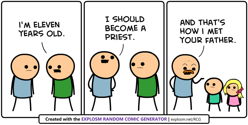 Weekly Random Comic Generator - Mega Post : r/CyanideandHappiness