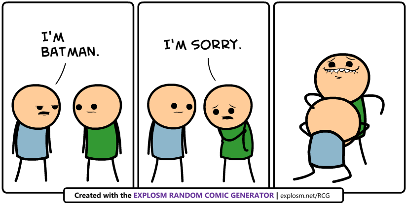 Cyanide & Happiness has revamped their Random Comic Generator. Let's ...